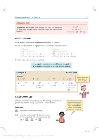 Chapter 6 exponents and surds | PDF