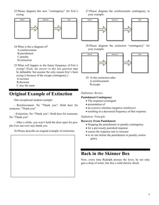 Chapter 6: Extinction and Recovery | PDF