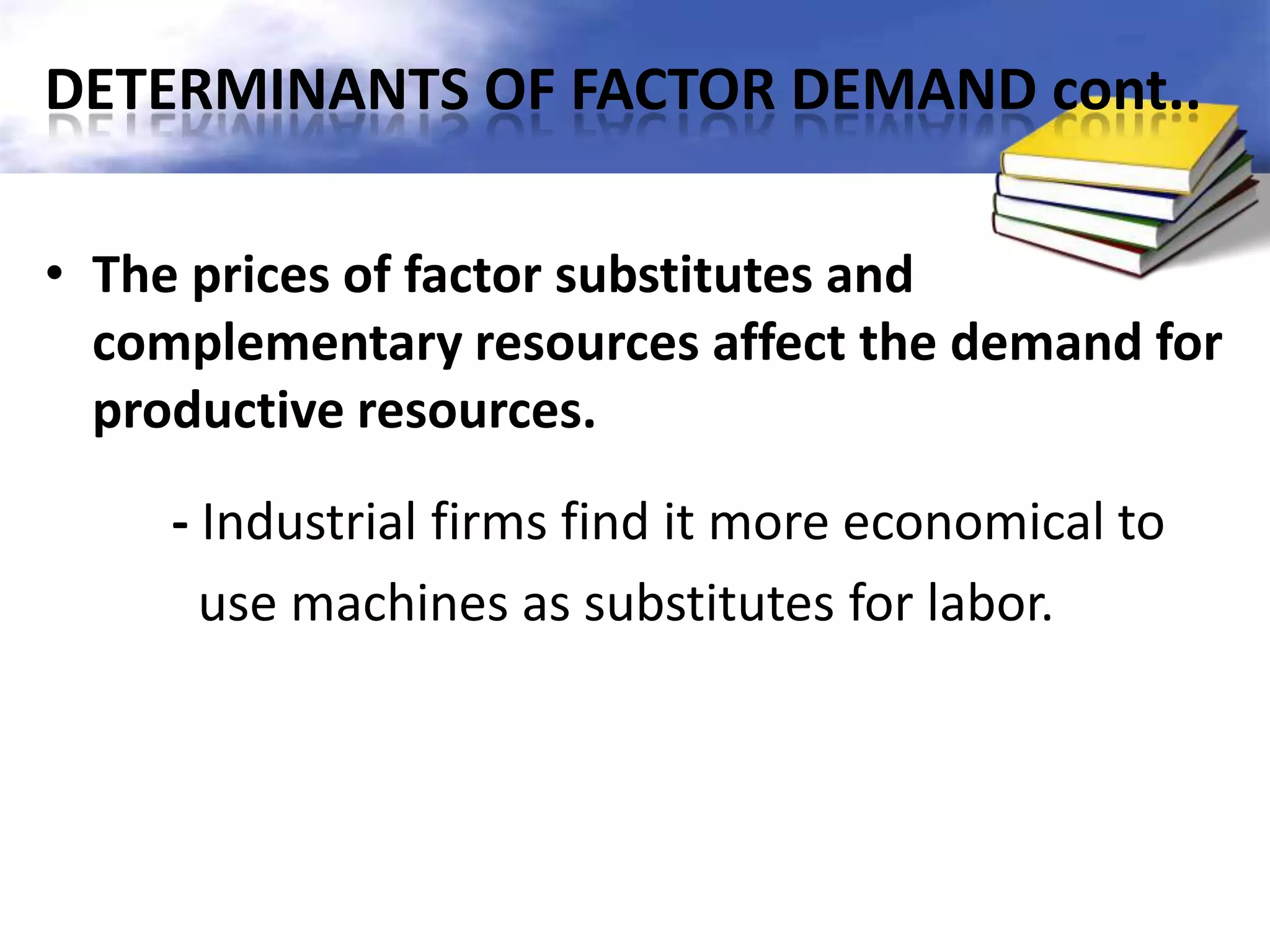 Chapter 6 Factor Markets and Income Distribution | PPTX | Government ...