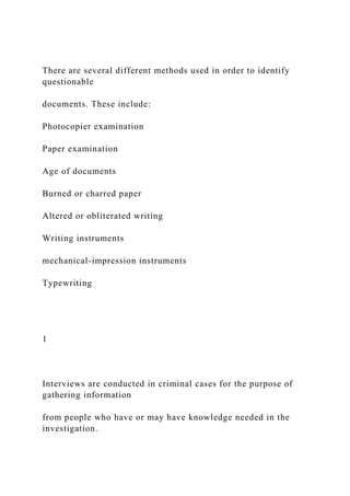 Chapter 6 – Field Notes and ReportingField notes are t.docx