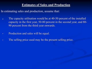 Chapter6 financialestimatesandprojections | PPT