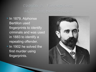 Chapter 6 fingerprints power point | PPT