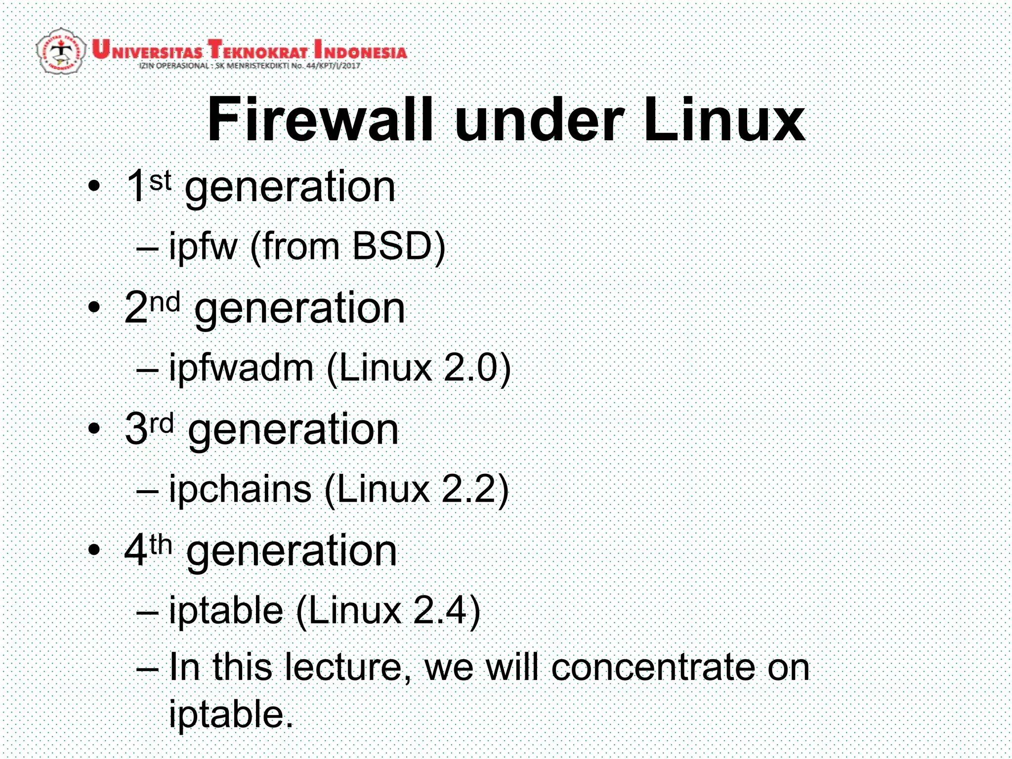 Chapter 6 firewall | PDF