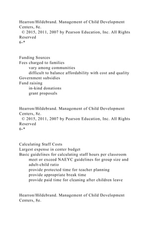 CHAPTER 6 Fiscal ManagementManagement of Child De.docx