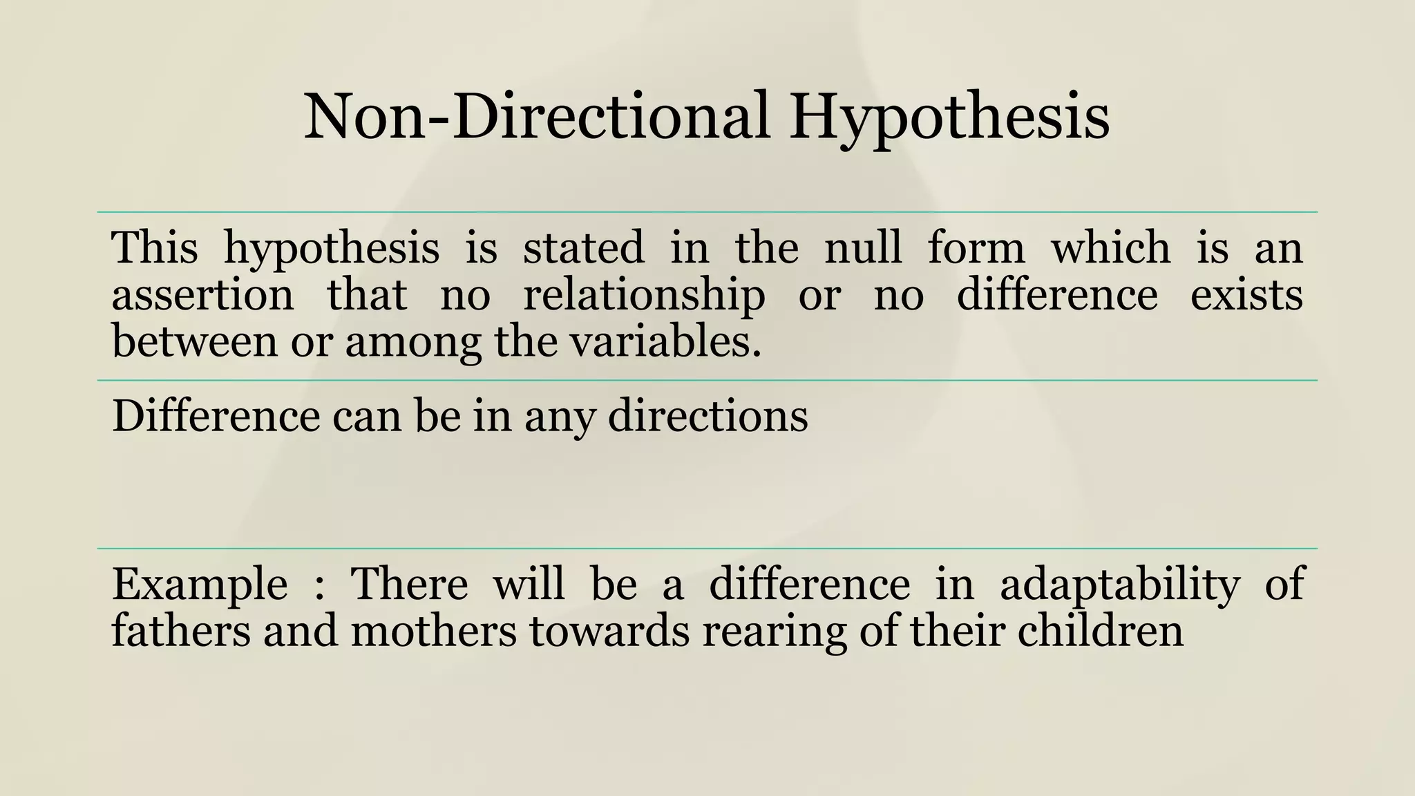 Chapter 6 formulation of hypothesis | PPTX