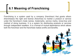 Franchising | PPTX