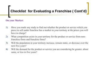 Franchising | PPTX