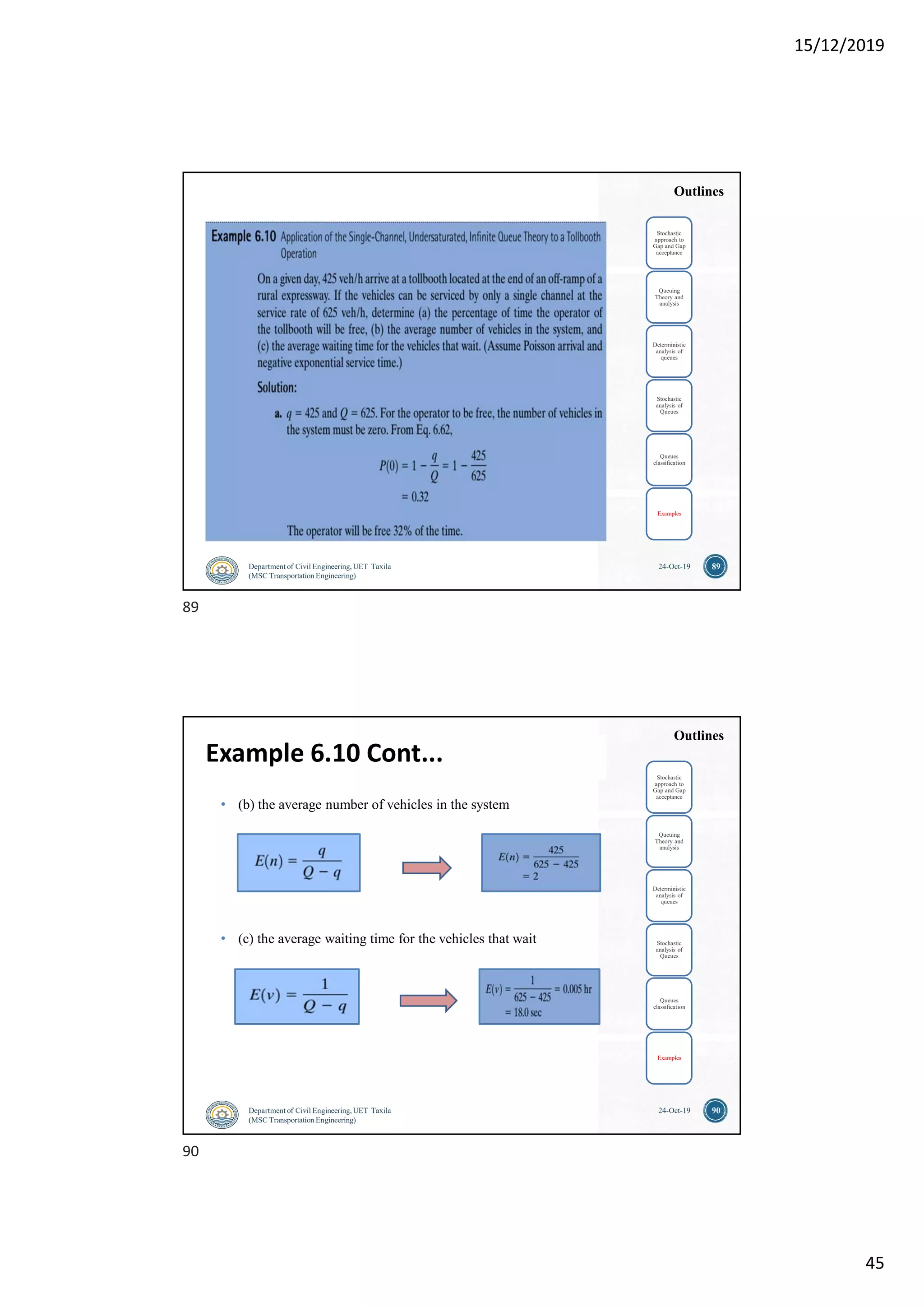 Chapter 6 Fundamentals of traffic flow | PDF