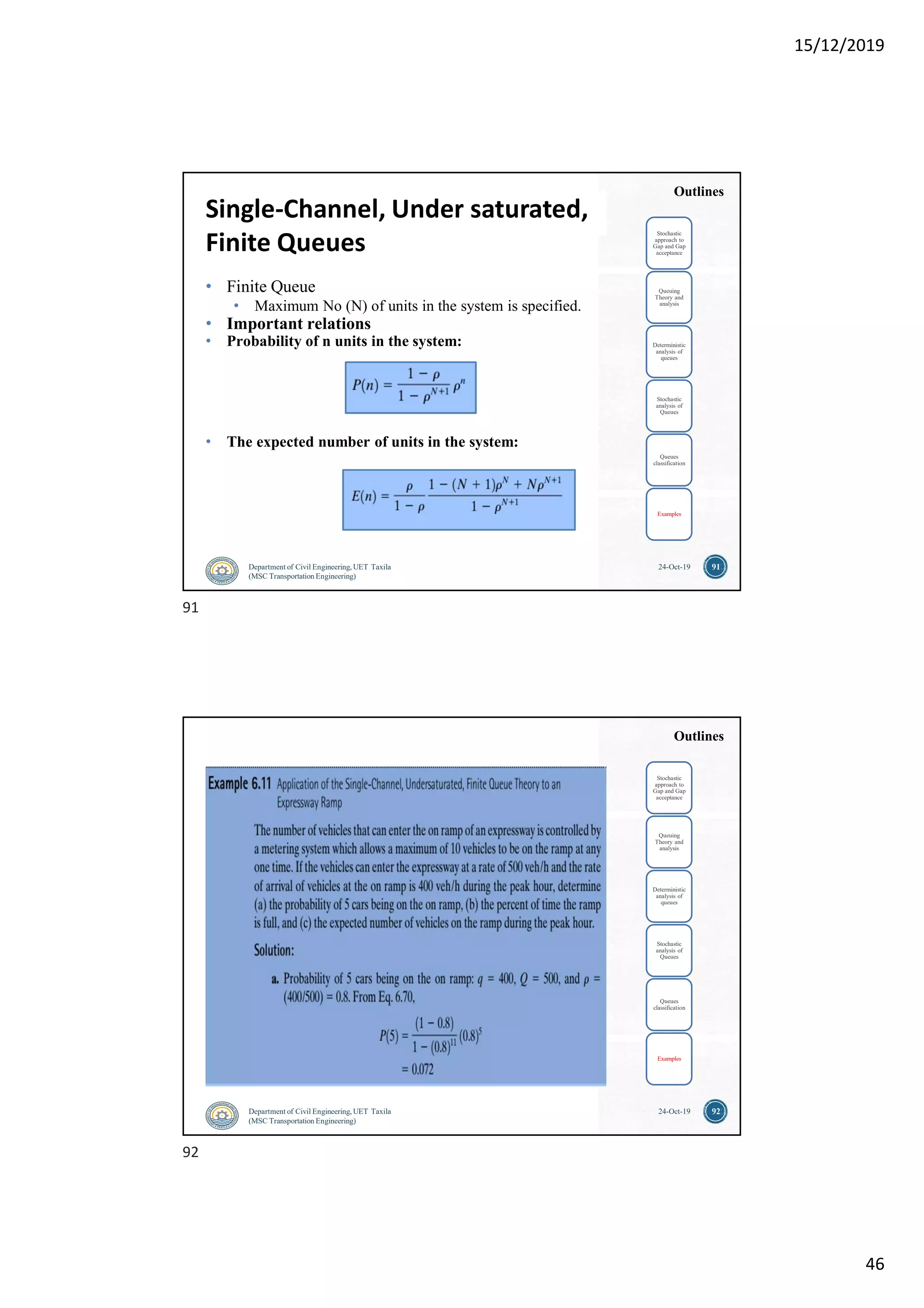 Chapter 6 Fundamentals of traffic flow | PDF