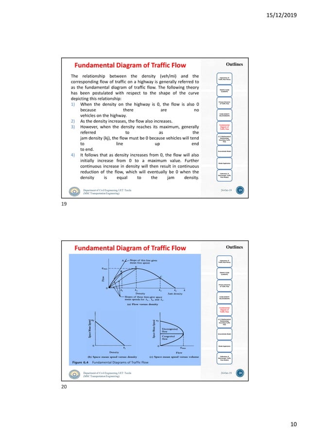 Chapter 6 Fundamentals of traffic flow | PDF | Physics | Science