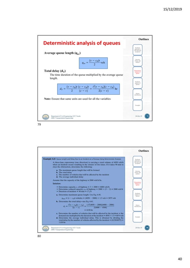 Chapter 6 Fundamentals of traffic flow | PDF | Physics | Science