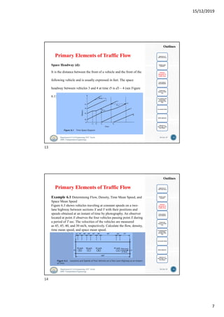 Chapter 6 Fundamentals of traffic flow | PDF