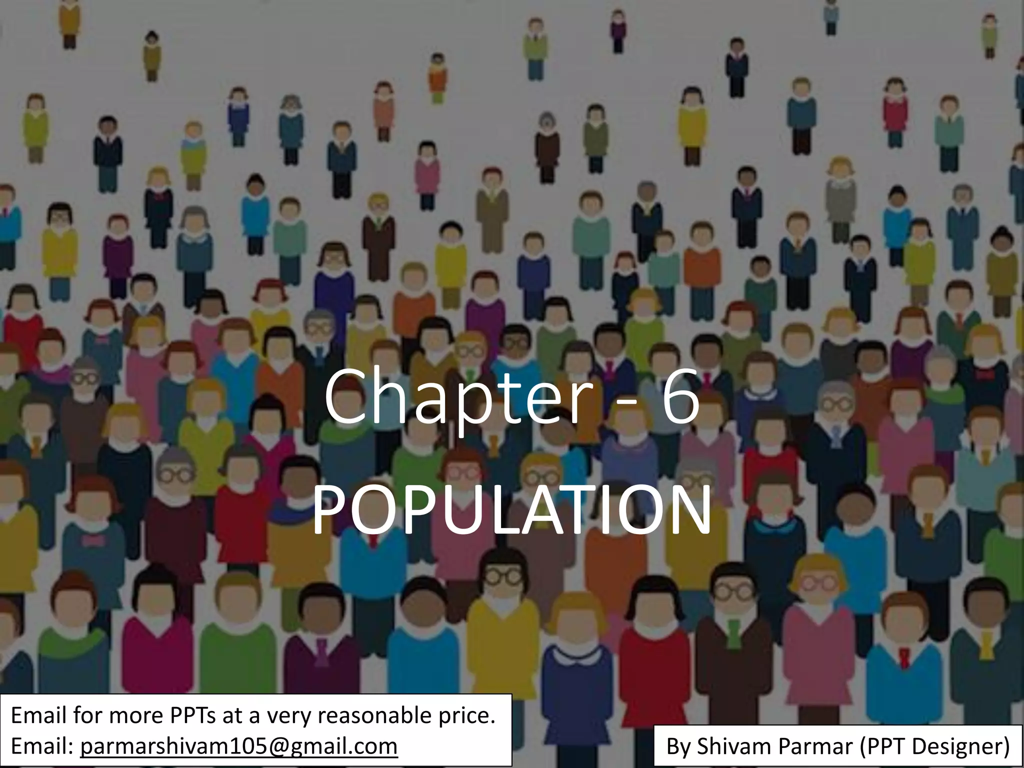 Chapter - 6, Population, Geography, Social Science, Class 9 | PDF