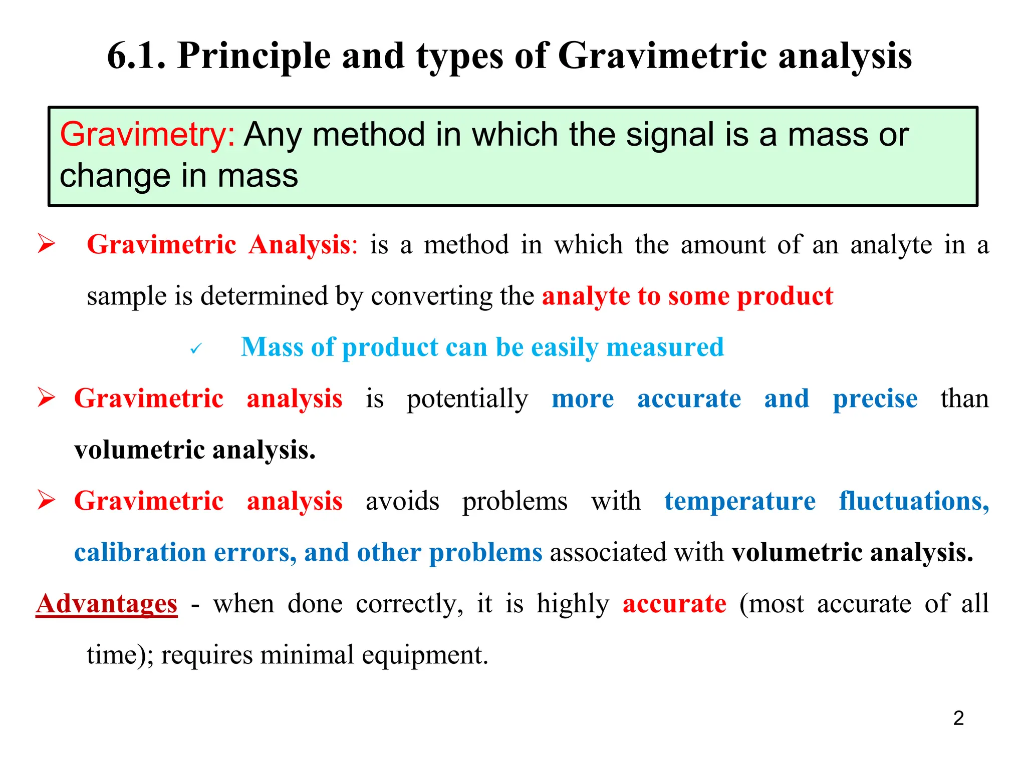 Chapter 6 Gravimetric Analysis Al modi-1 - Copy.ppt