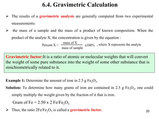 Chapter 6 Gravimetric Analysis Al modi-1 - Copy.ppt