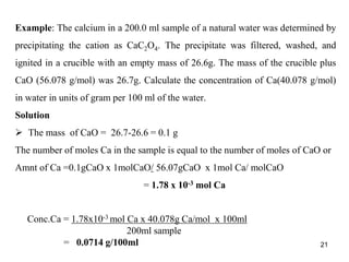 Chapter 6 Gravimetric Analysis Al modi-1 - Copy.ppt