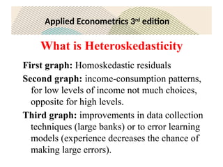 Chapter 6 Heteroskedasticity.pptx econometrics | PPTX