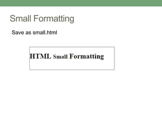 Chapter 6 html | PPTX