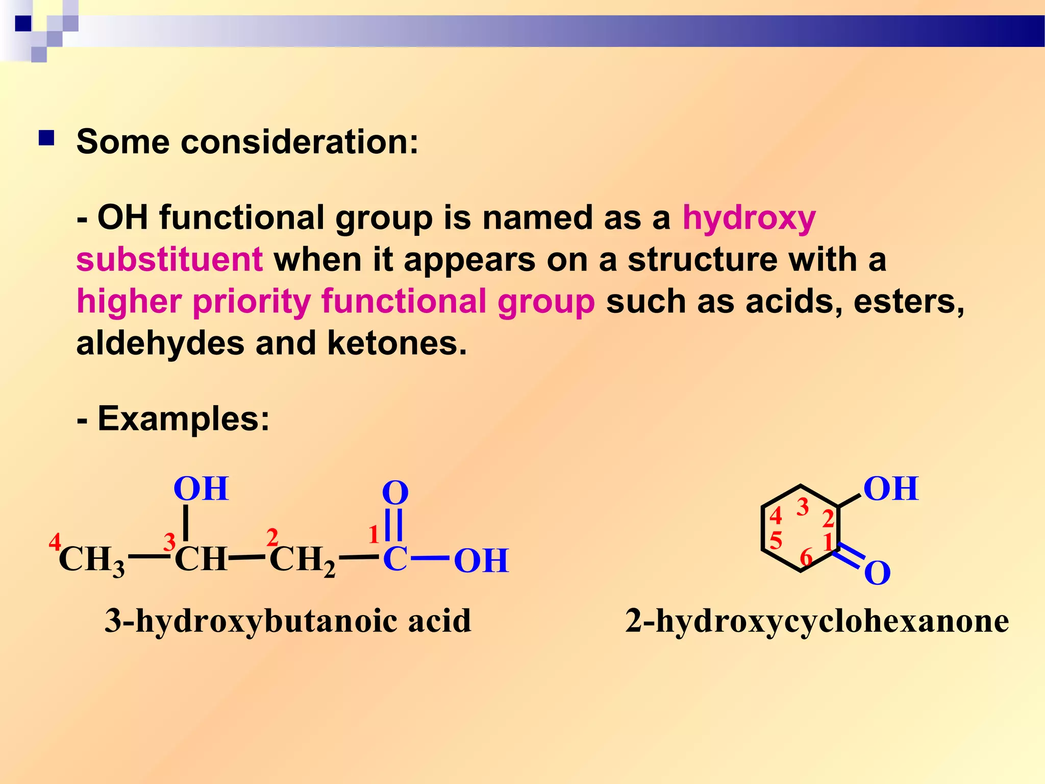 Chapter 6 hydroxyl compounds | PPT