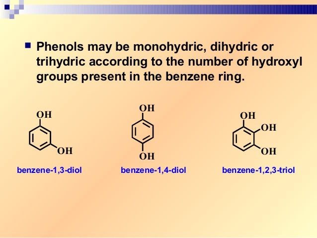 Chapter 6 hydroxyl compounds