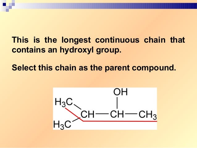 Chapter 6 hydroxyl compounds