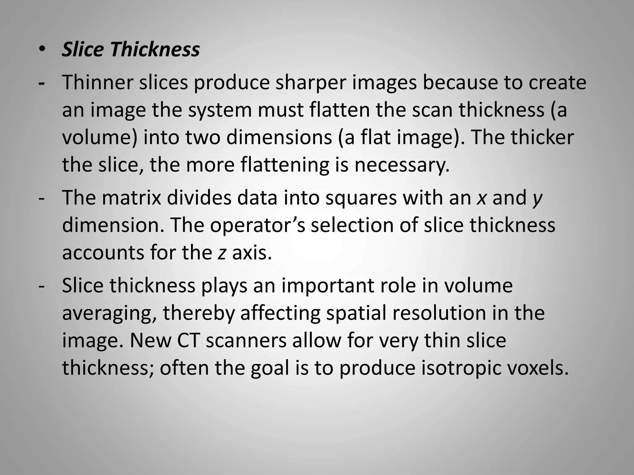 Chapter 6 image quality in ct | PPTX