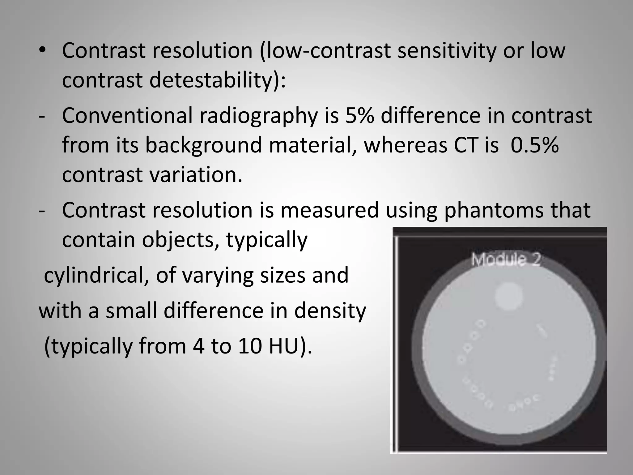 Chapter 6 image quality in ct | PPTX