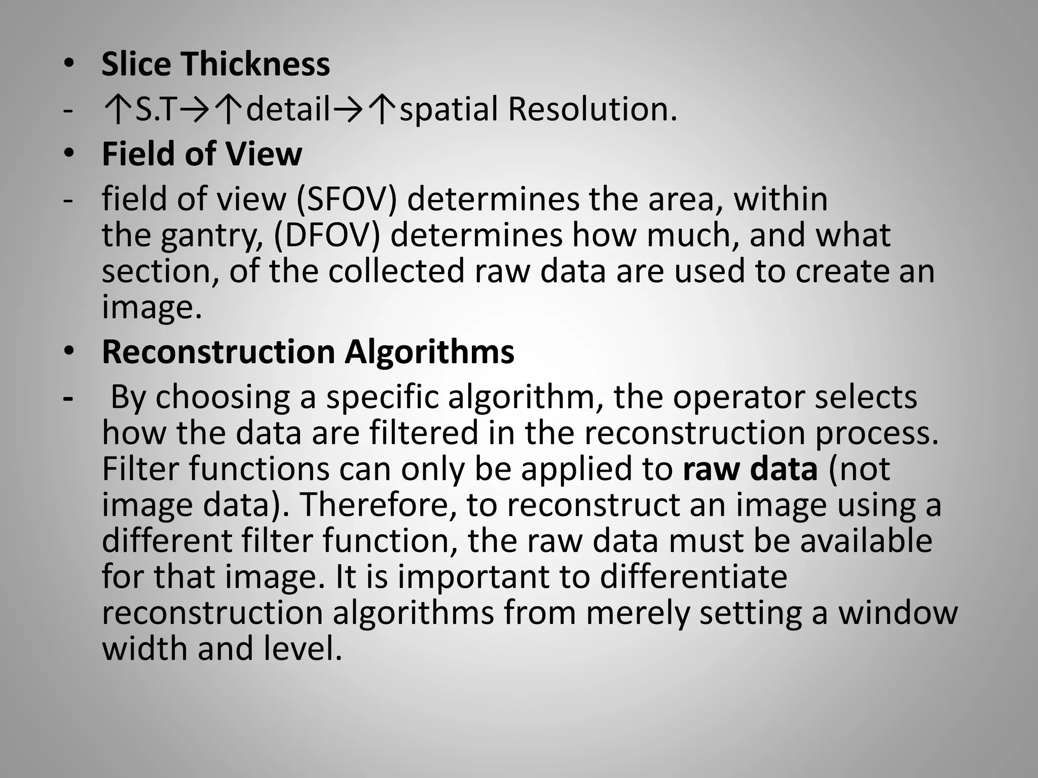 Chapter 6 image quality in ct | PPTX