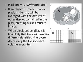 Chapter 6 image quality in ct | PPTX