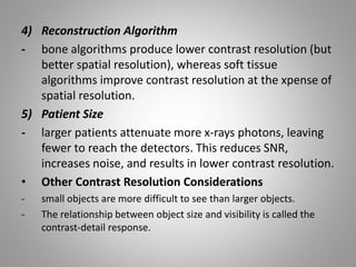 Chapter 6 image quality in ct | PPTX
