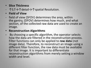Chapter 6 image quality in ct | PPTX