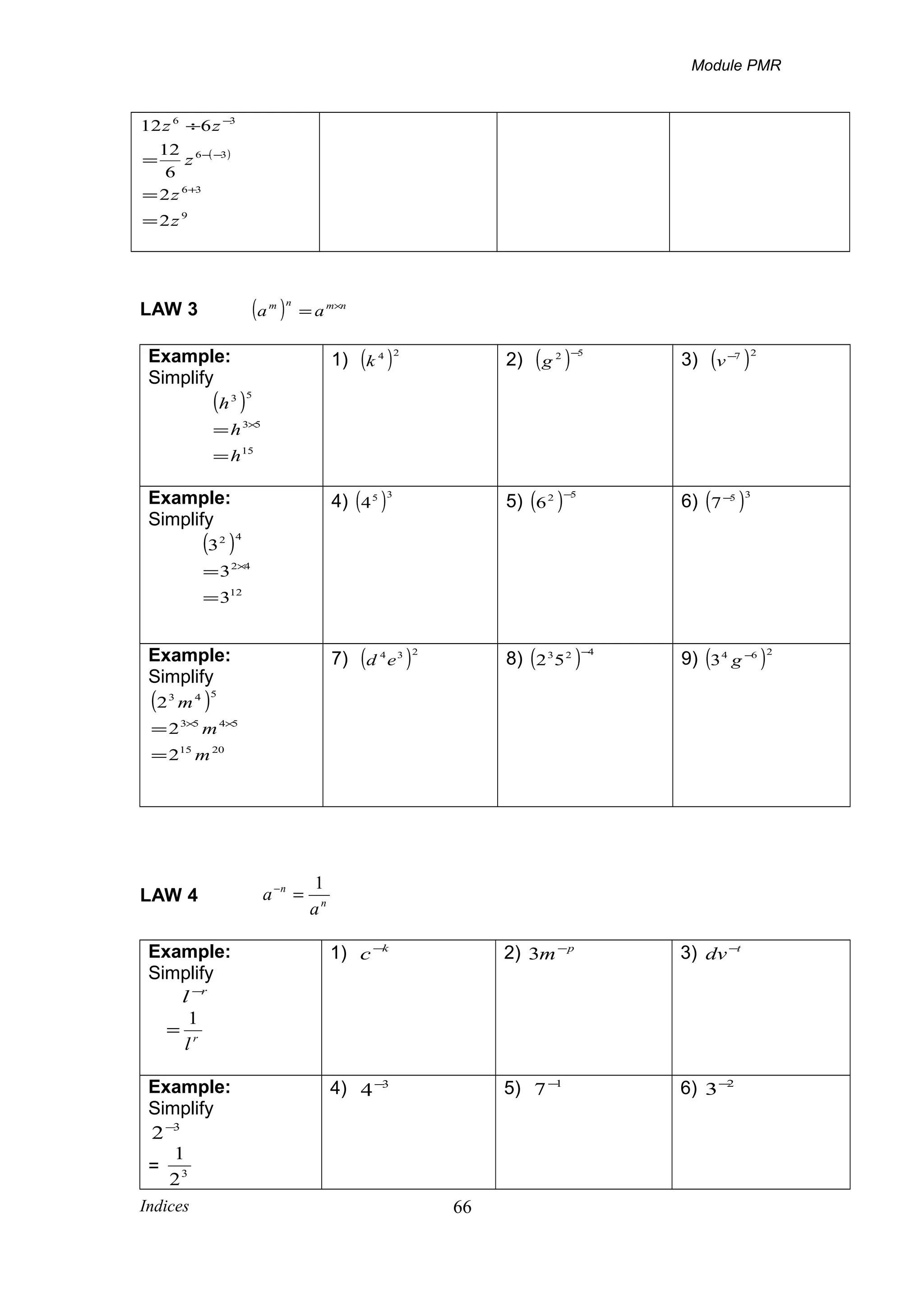 Chapter 6 indices | DOC | Physics | Science