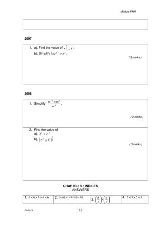 Chapter 6 indices | DOC