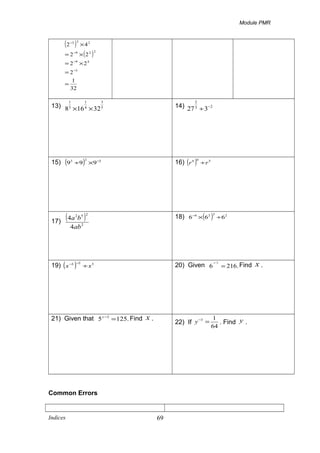 Chapter 6 indices | DOC