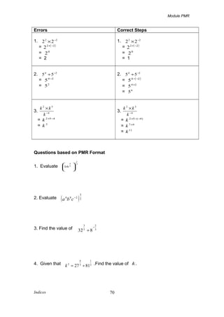Chapter 6 indices | DOC