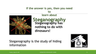 Chapter 6 information hiding (steganography) | PPT