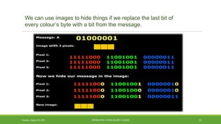 Chapter 6 information hiding (steganography) | PPT