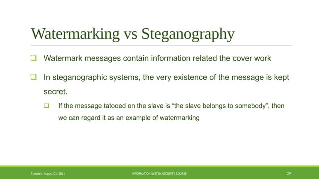 Chapter 6 information hiding (steganography) | PPT