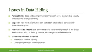 Chapter 6 information hiding (steganography) | PPT