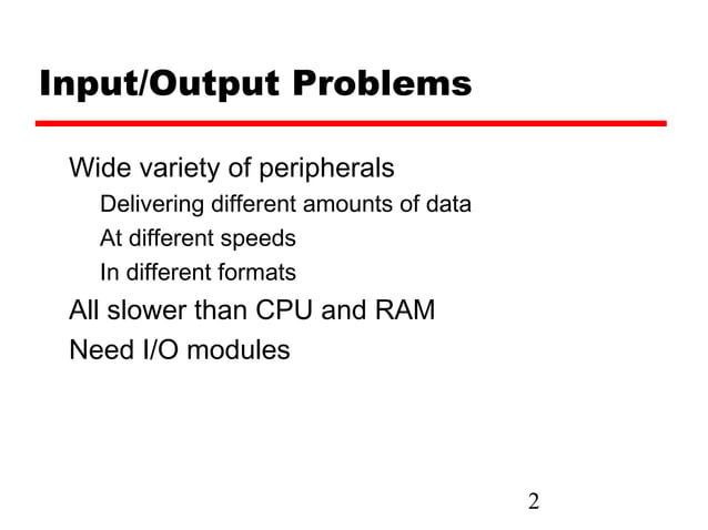 Chapter 6 input output | PPT | Operating Systems | Computer Software and Applications