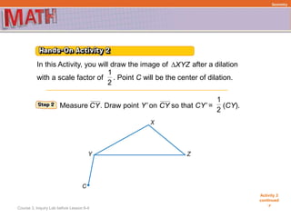 (8) Inquiry Lab - Dilations | PPT