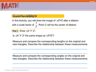 (8) Inquiry Lab - Dilations | PPTX