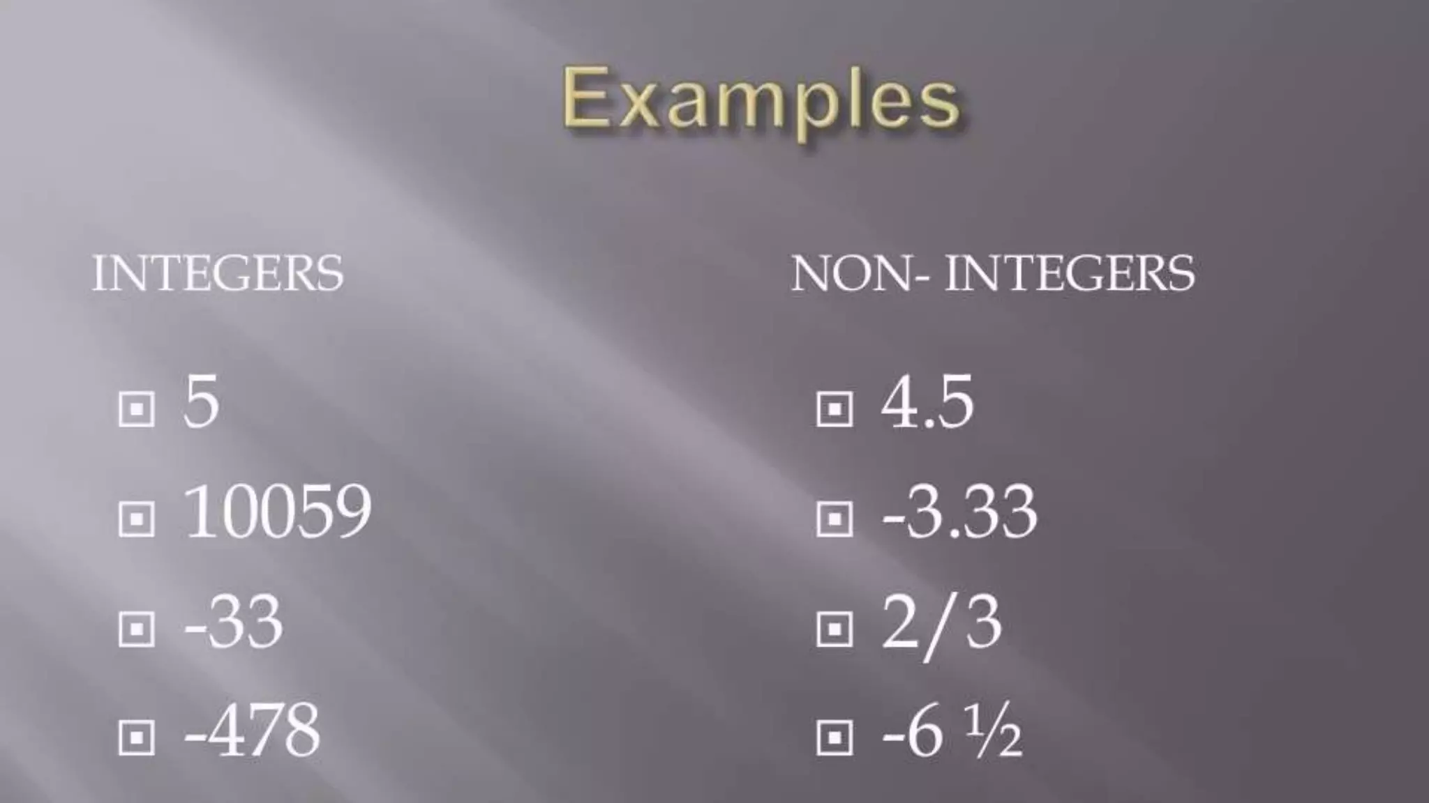 Chapter 6 integers By Vishal.M SVCS | PPTX