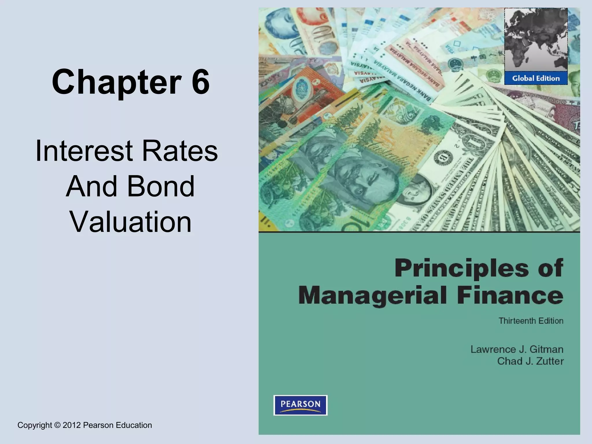 Chapter 6 interest rate and bond valuation | PPT
