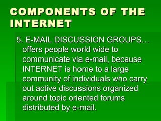Chapter 6 internet | PPT