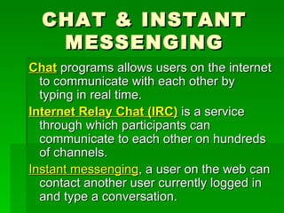 Chapter 6 internet | PPT