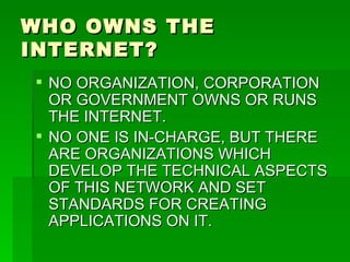 Chapter 6 internet | PPT