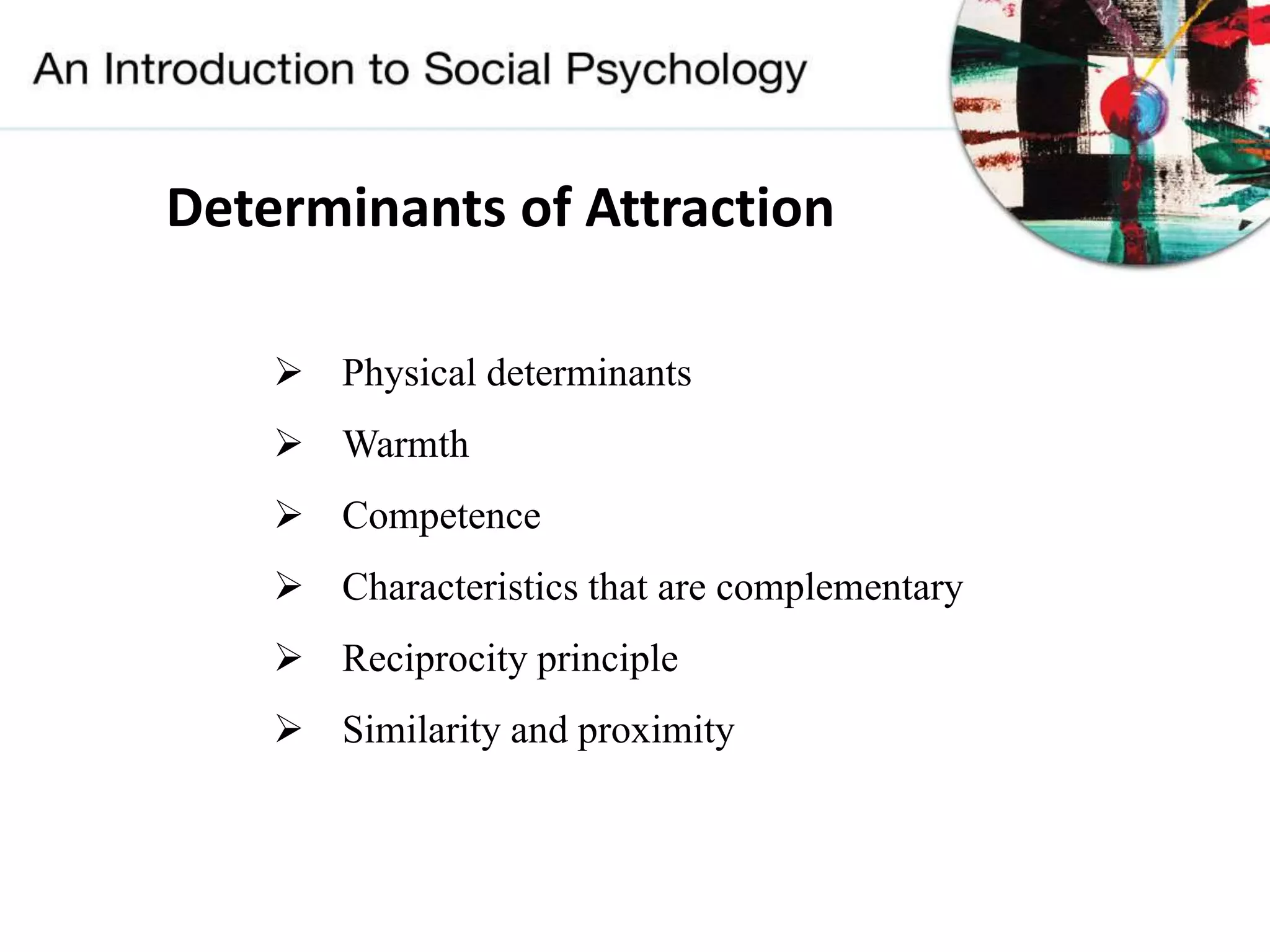 Chapter 6 Interpersonal Attraction | PPTX