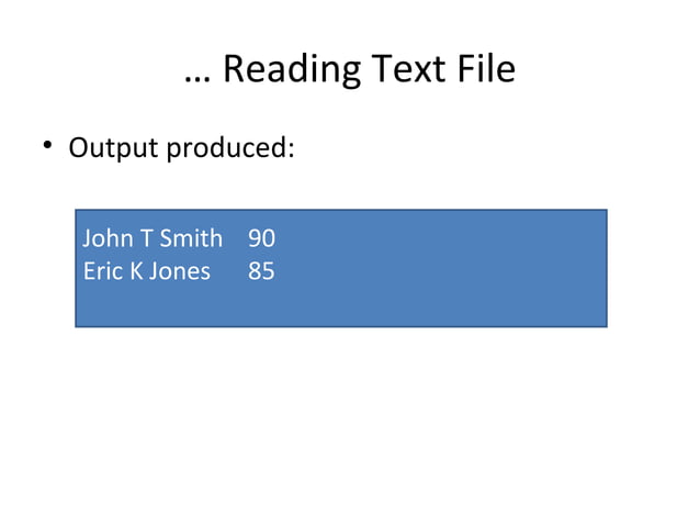 Chapter 6 Java Io File Ppt