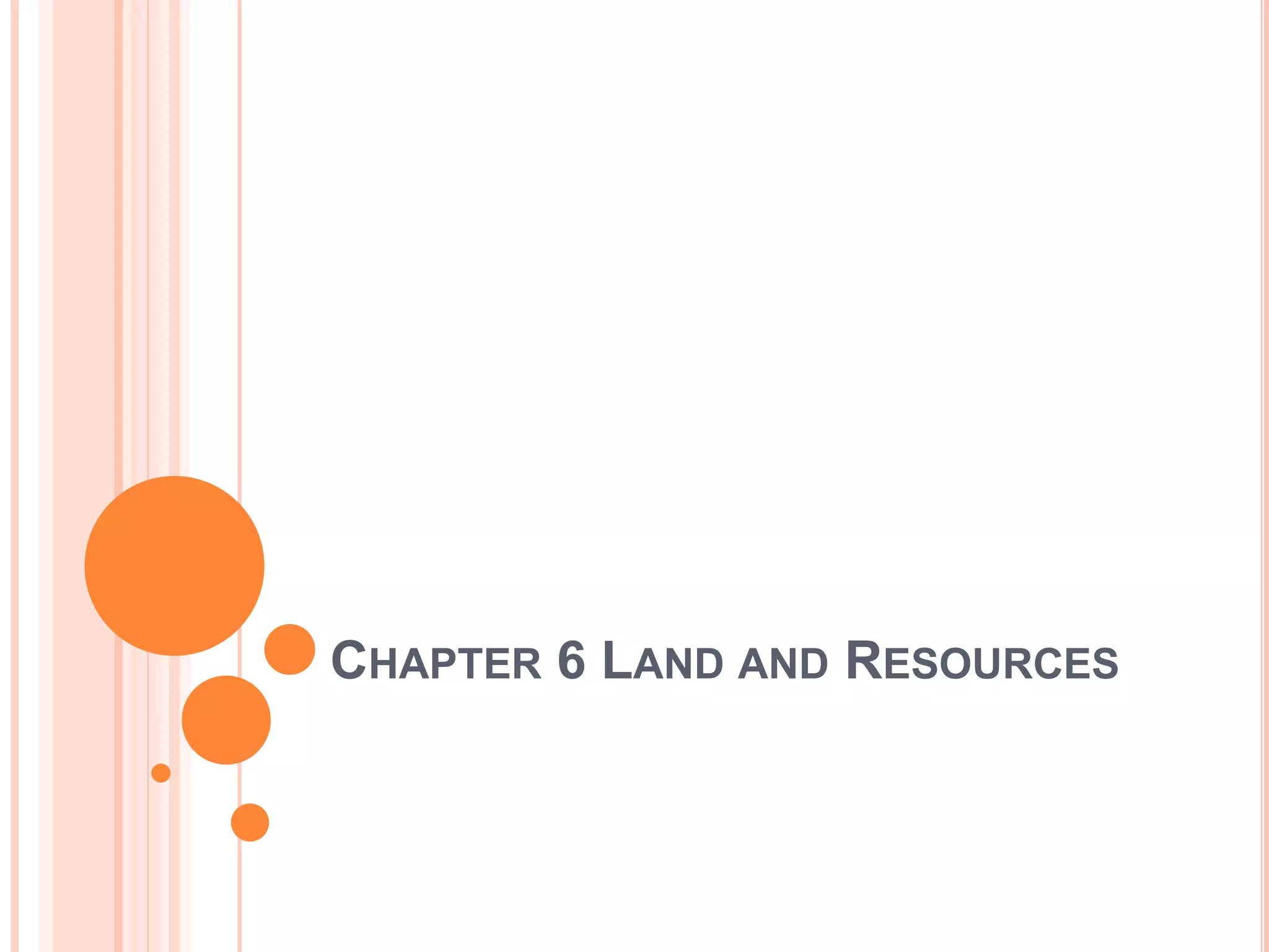 Form 3 Science Chapter 6 Land and resources | PPTX